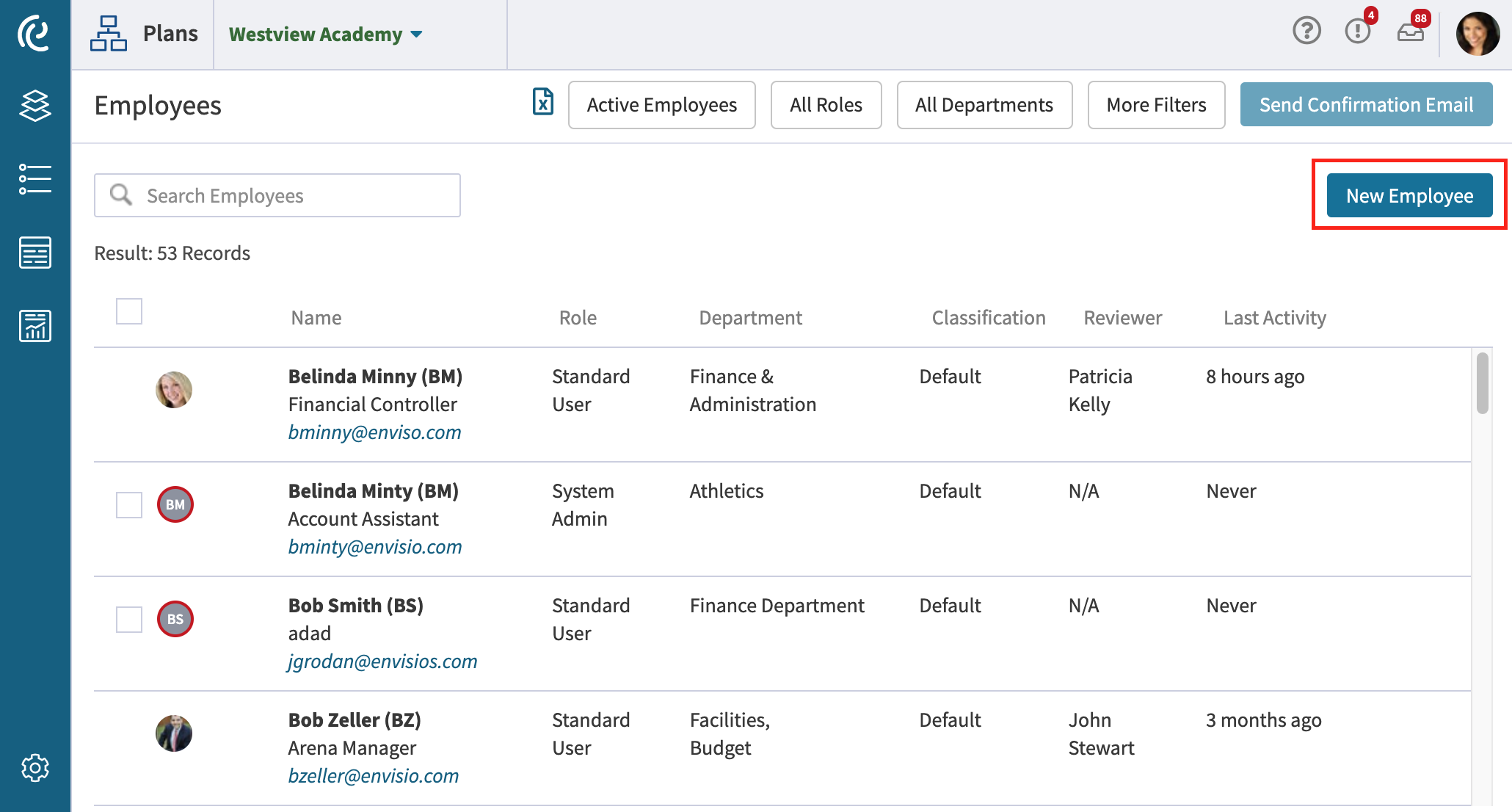 How to Add Employees – Envisio