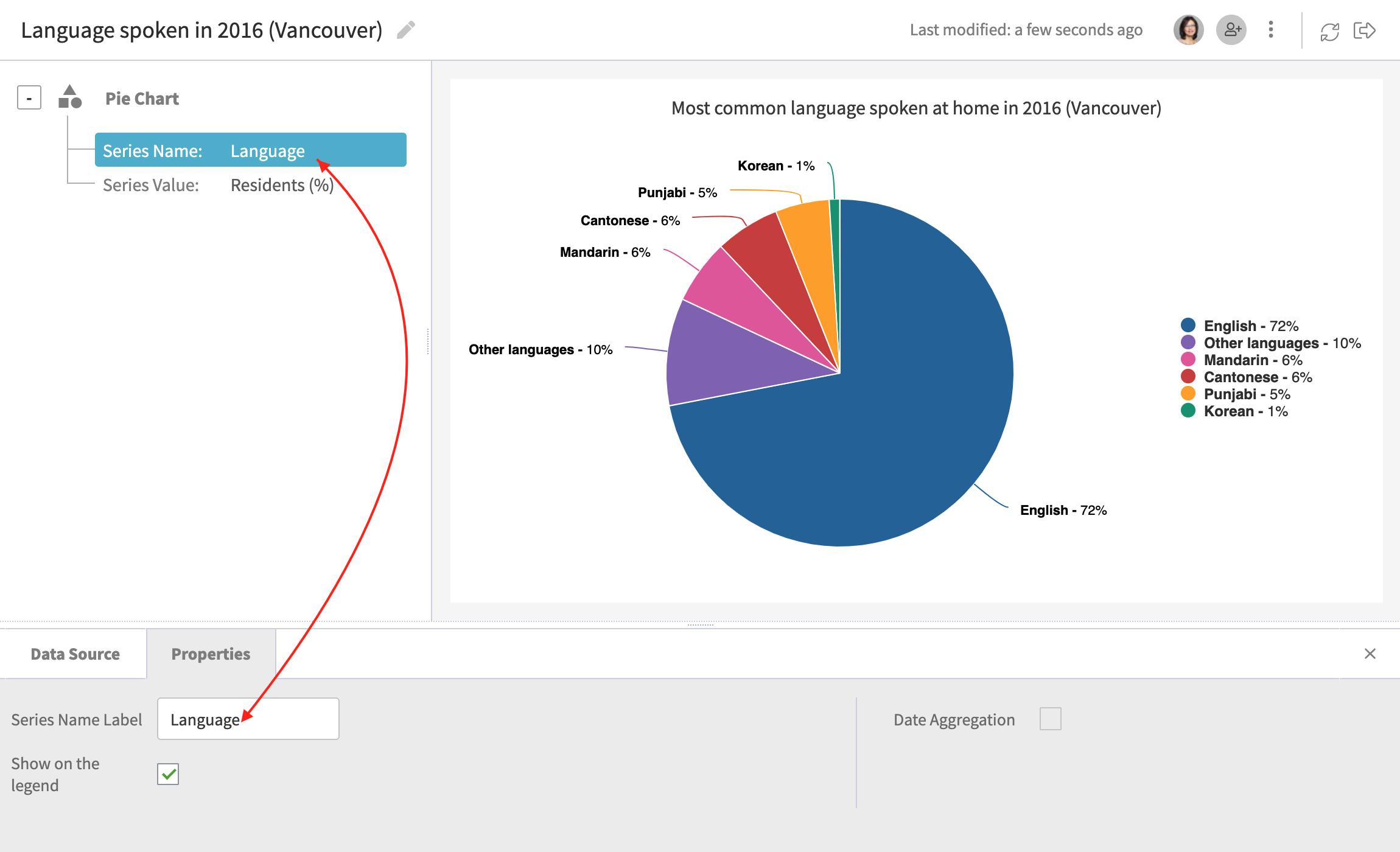 Create a Pie Chart Visual – Envisio