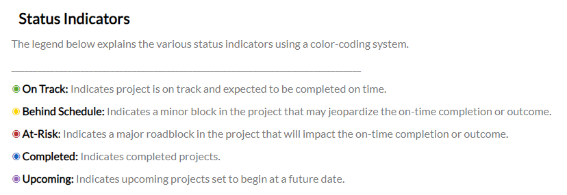 Adding a legend to your Public Dashboard – Envisio