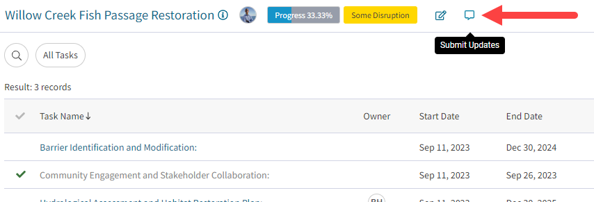 How To: Provide a Project Update – Envisio