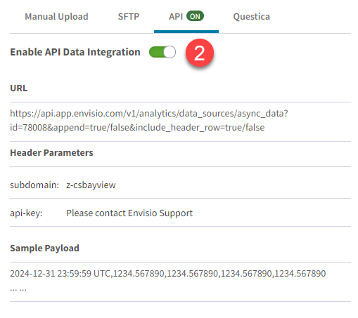 How To: Enable API Integration on an Envisio Data Source – Envisio