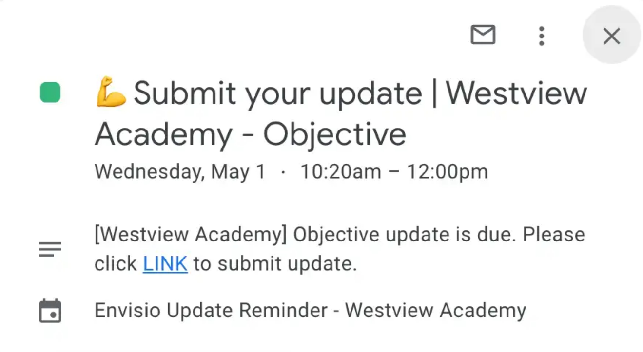 Feature Release: Calendar integration for update reminders for Plans ...