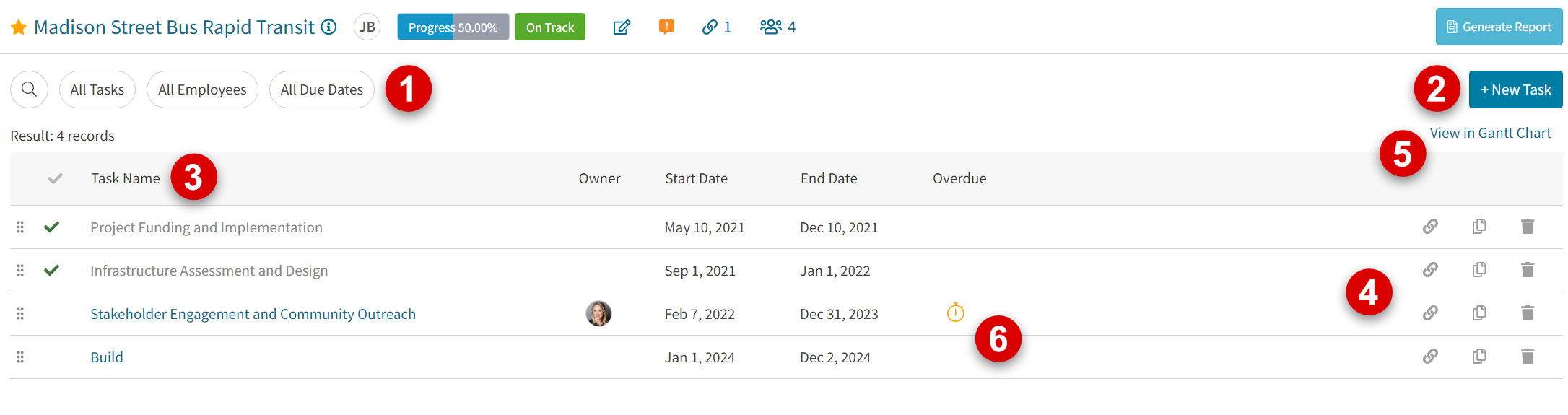 How To: View Project Tasks – Envisio