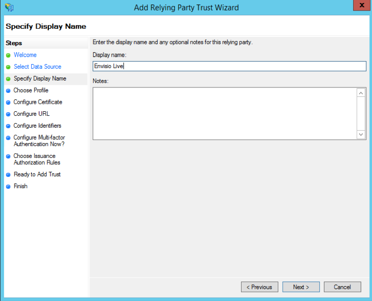 Setting Up Single Sign On Using Active Directory With Adfs And Saml Envisio
