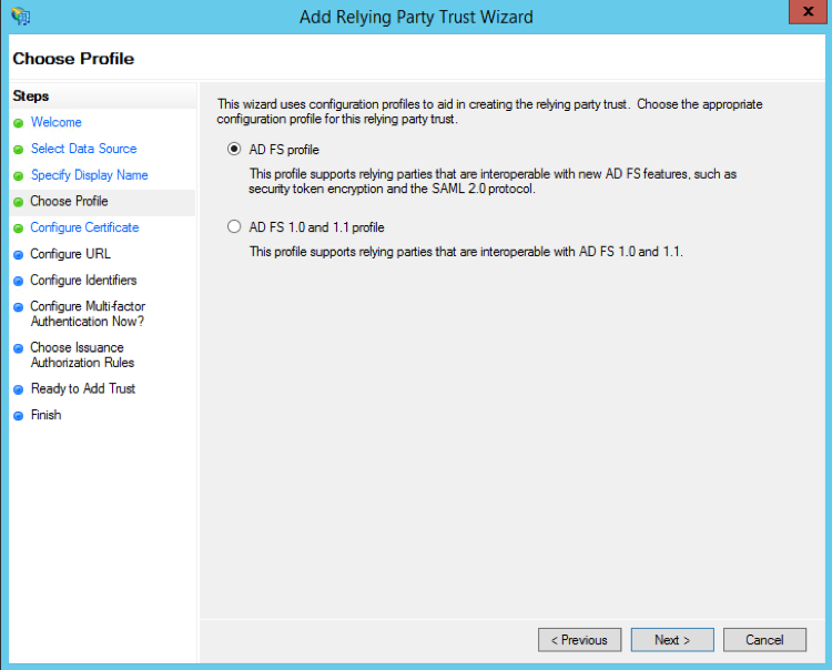 Setting Up Single Sign On Using Active Directory With Adfs And Saml 0217