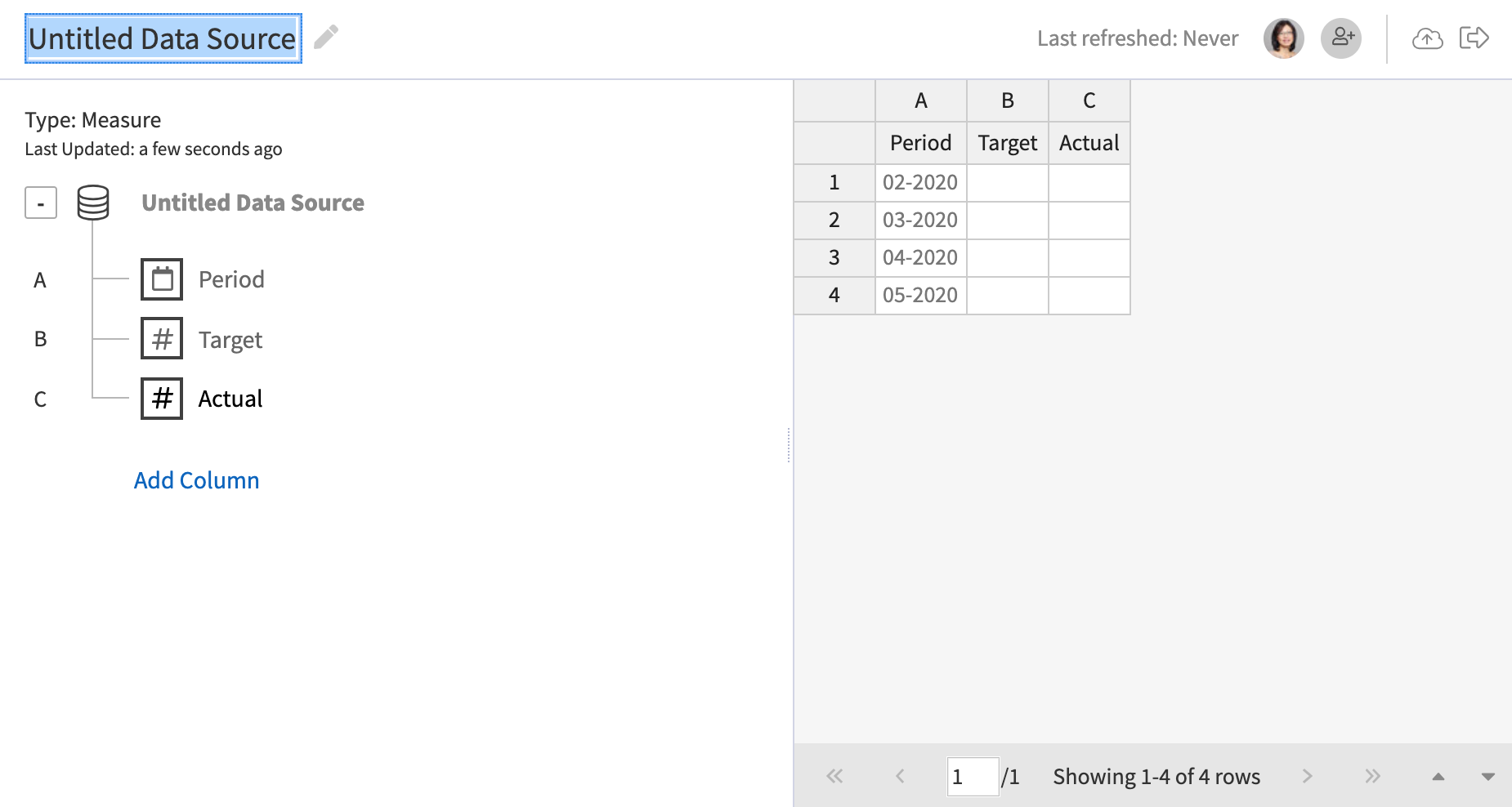 Create a Measure Data Source – Envisio