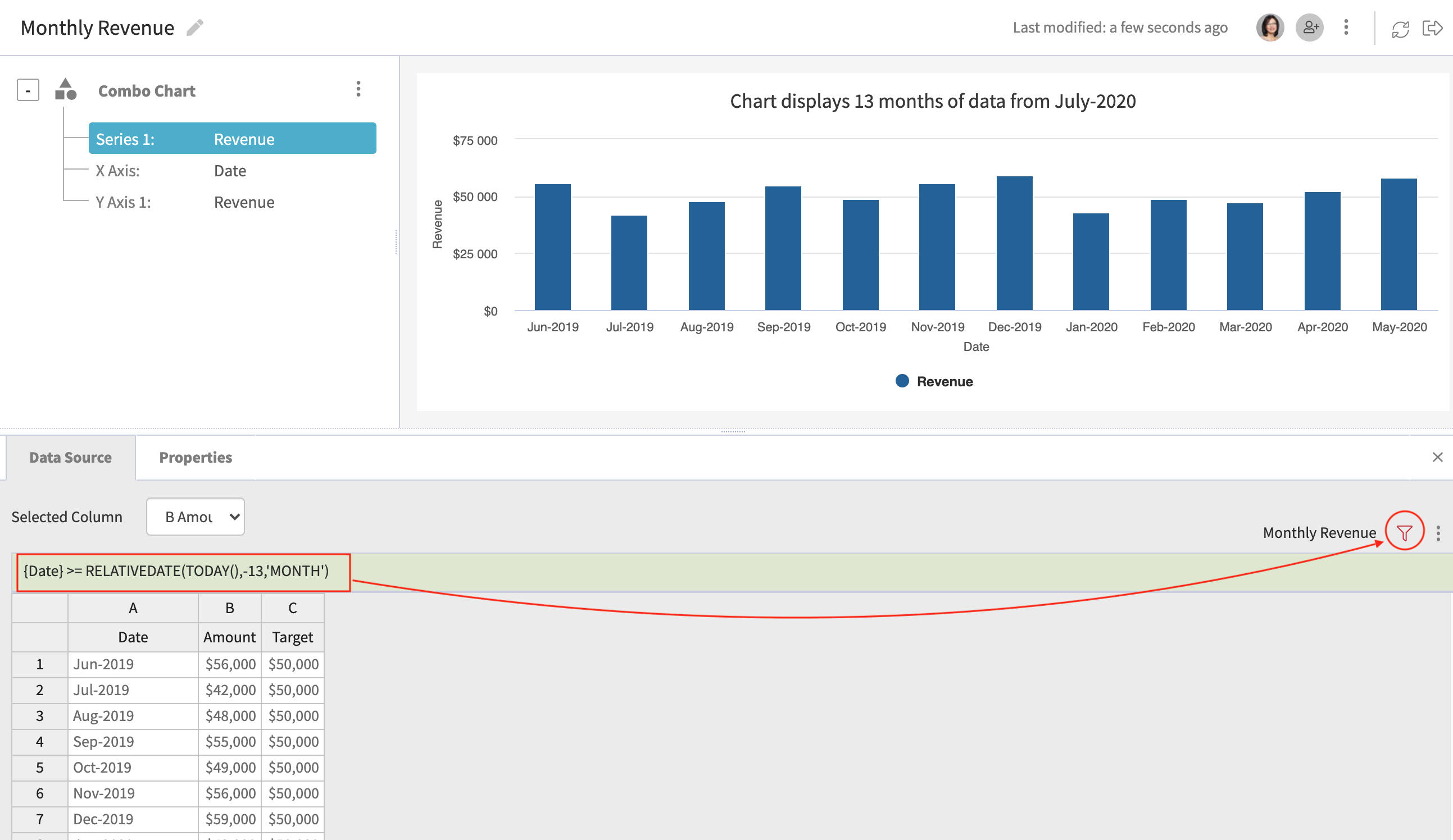 How to Show Rolling Dates on Chart – Envisio
