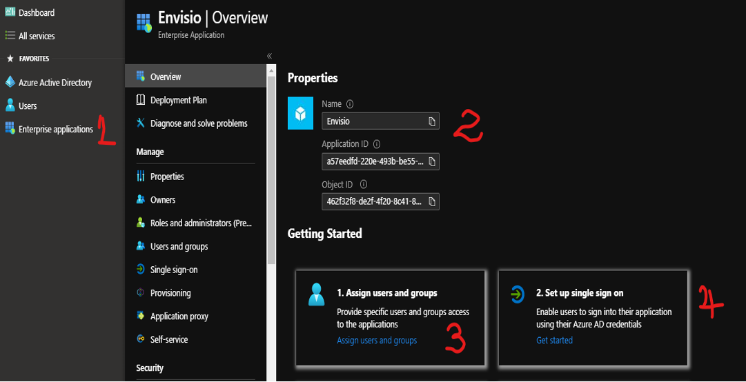 Setting Up Single Sign On Using Azure Active Directory Envisio